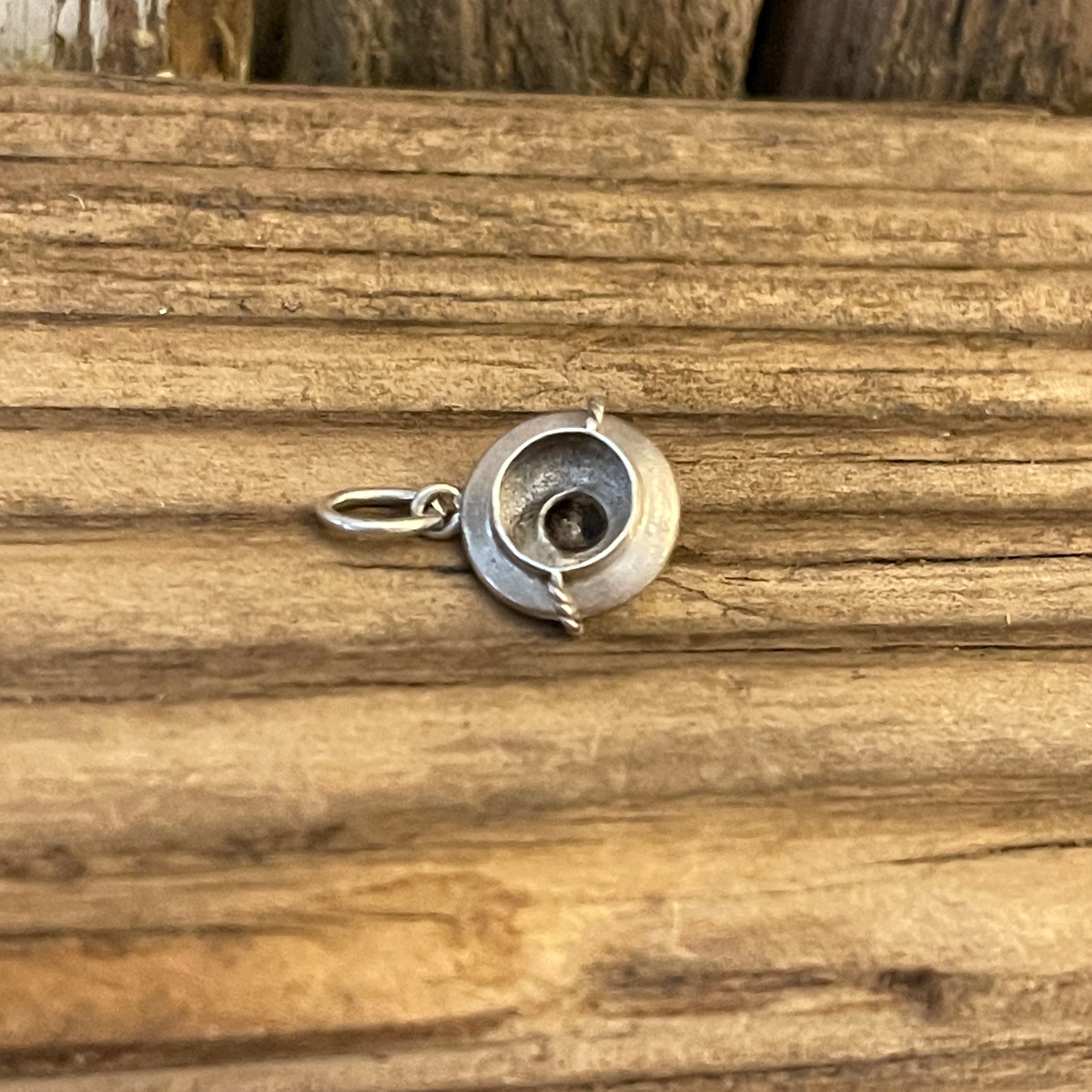 Vintage Solid Silver Graduation Cap Charm University | Etsy