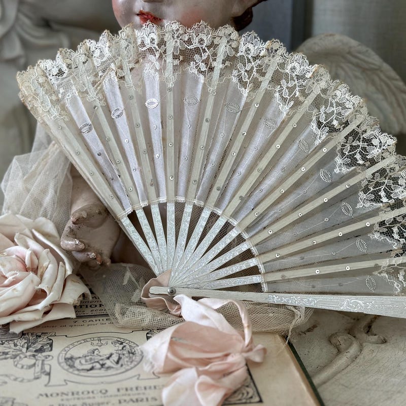 Antique Hand Fan - Etsy