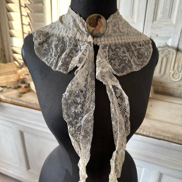 Cream Lace Collar - Etsy