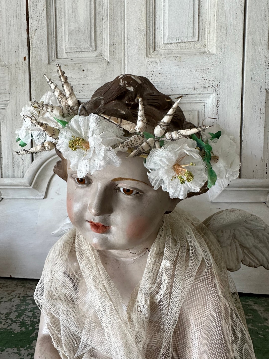 Fabulous Antique 1900s Flower Crown Wedding Tiara Bridal - Etsy