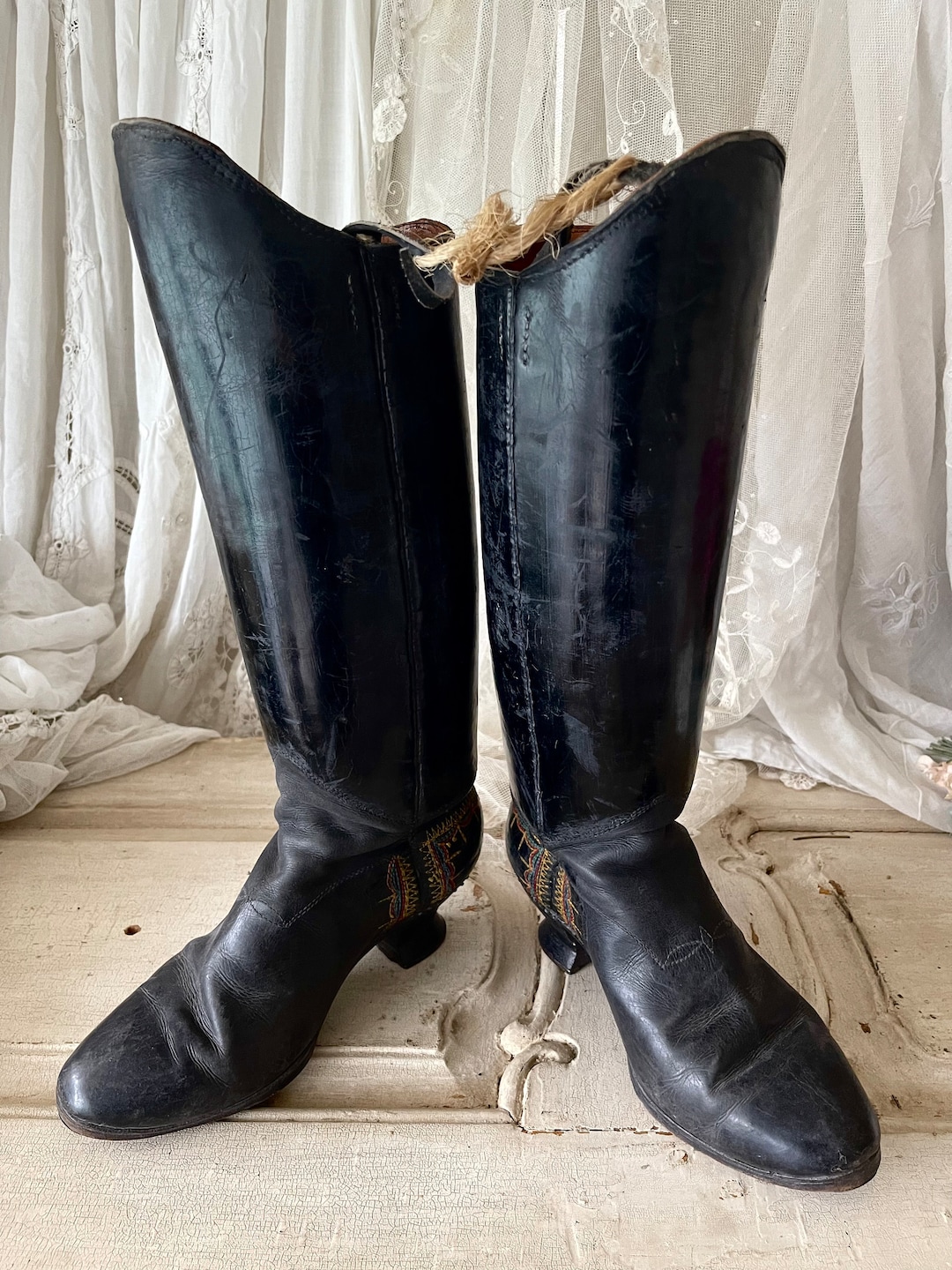 Antique 1800s Riding Boots Csardas Boots Hussar Boots Austria Hungarian ...