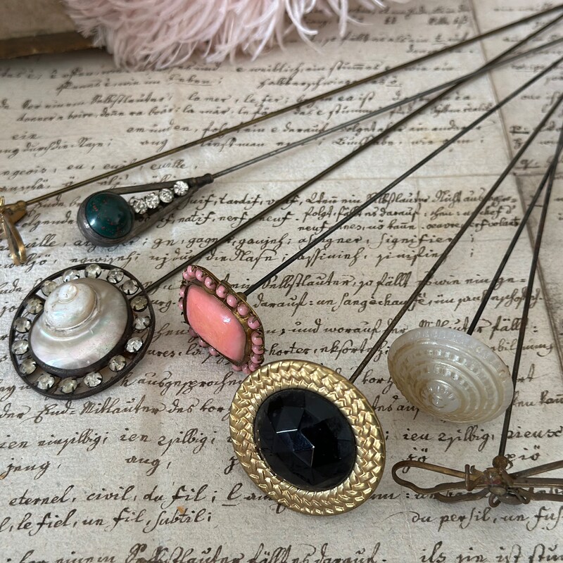 Antique Hat Pins - Etsy UK