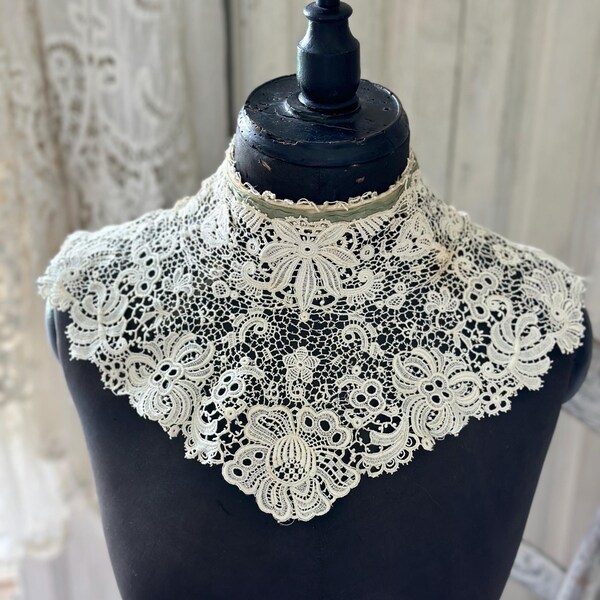 Antique Lace Collar - Etsy