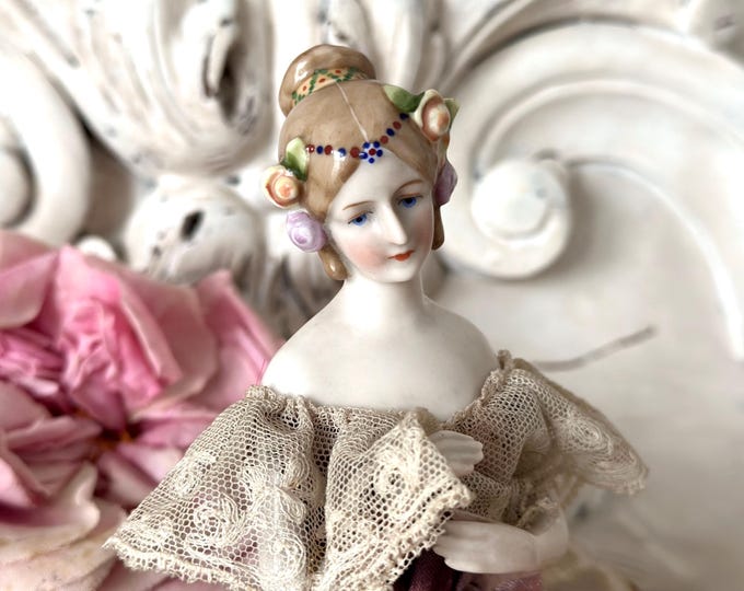 Rare Antique Tea Doll by Goebel “fanny Elssler” Famous Viennese Ballet ...