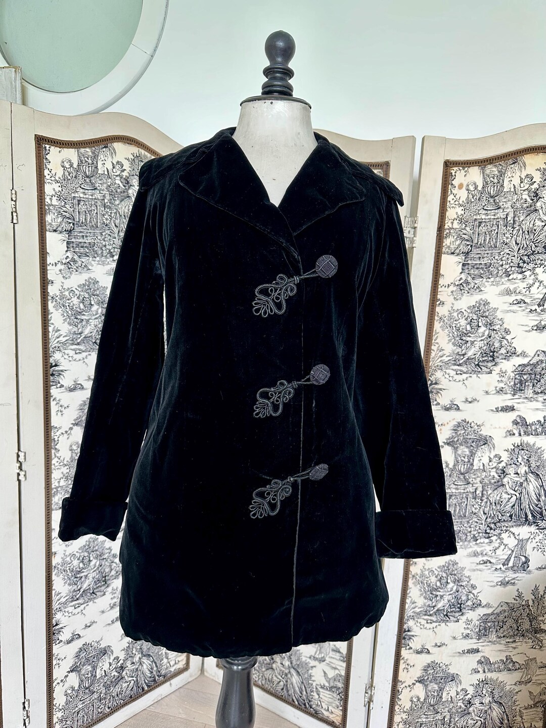 Antique Velvet Jacket Circa 1900/1920 - Edwardian - Black Theatre ...