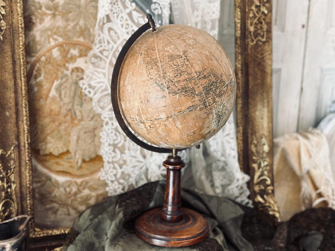 Rare Antique Globe Dutch Dr. Neuse R.E. Kaltofen Columbus Verlag Berlin ...