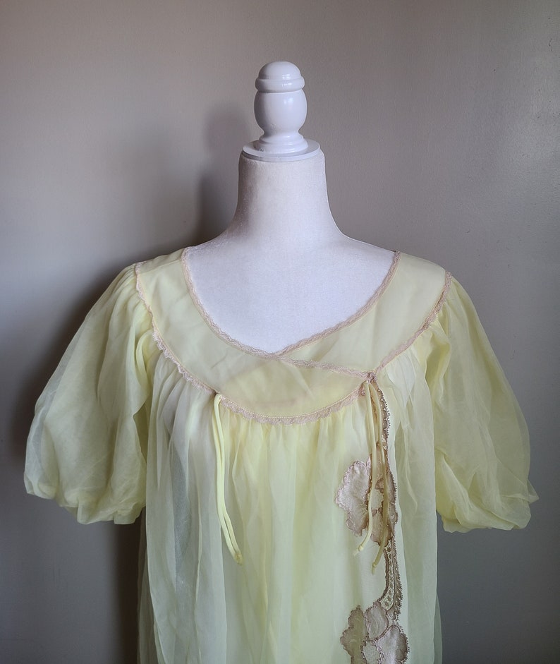 Vintage 50-60s Peignoir Robe - Etsy