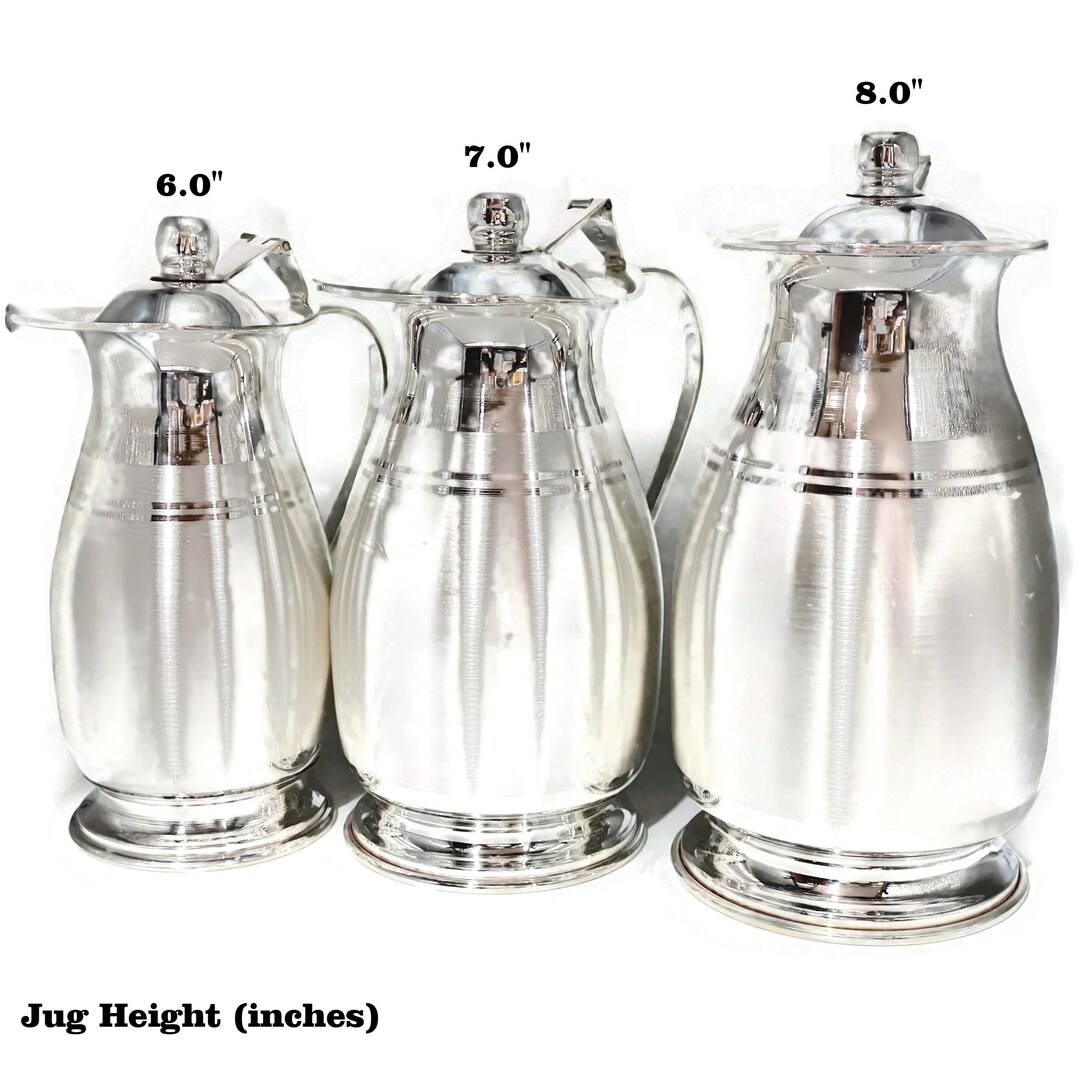 999 Pure Silver Hallmarked Water Jug Style01 - Etsy