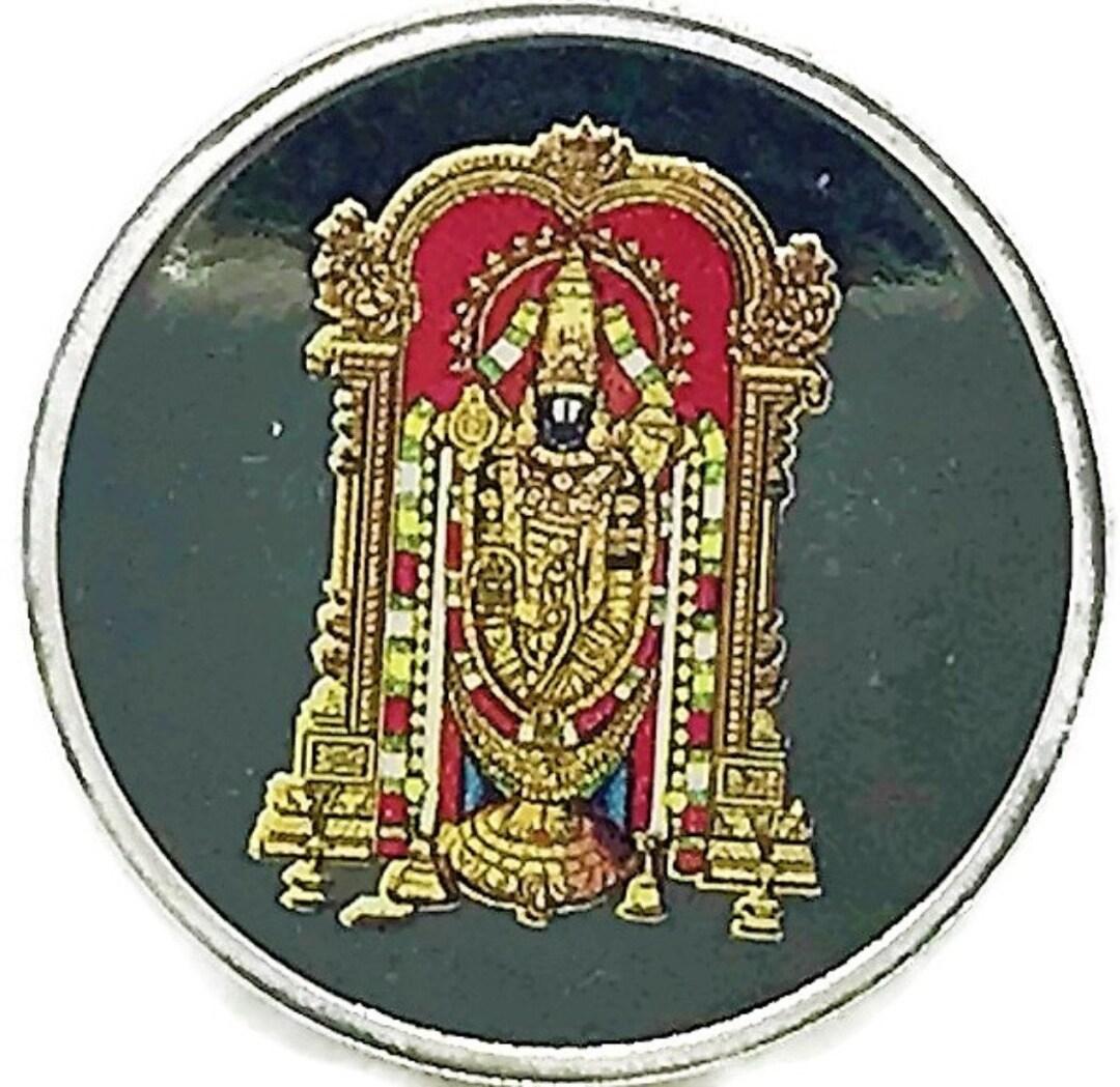 999 Pure Silver Tirupathi Balaji One Ounce Color Coin - Etsy