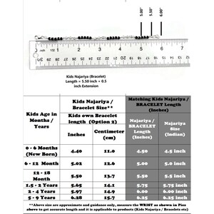 925 Sterling Silver New Born / Toddler Kids Black Beads Najariya ...