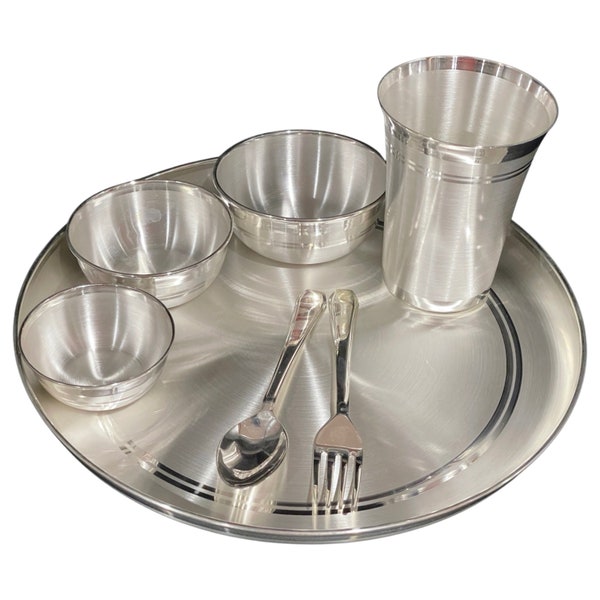 Pure Silver Dinner Set - Etsy