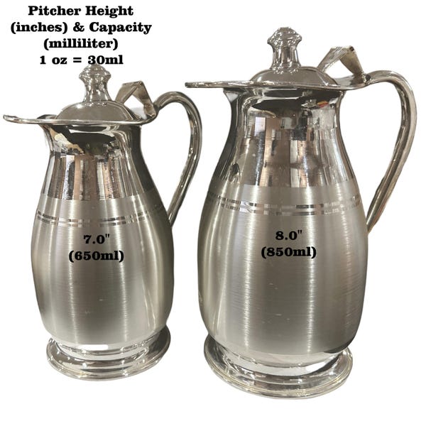 Silver Plate Pitcher - Etsy
