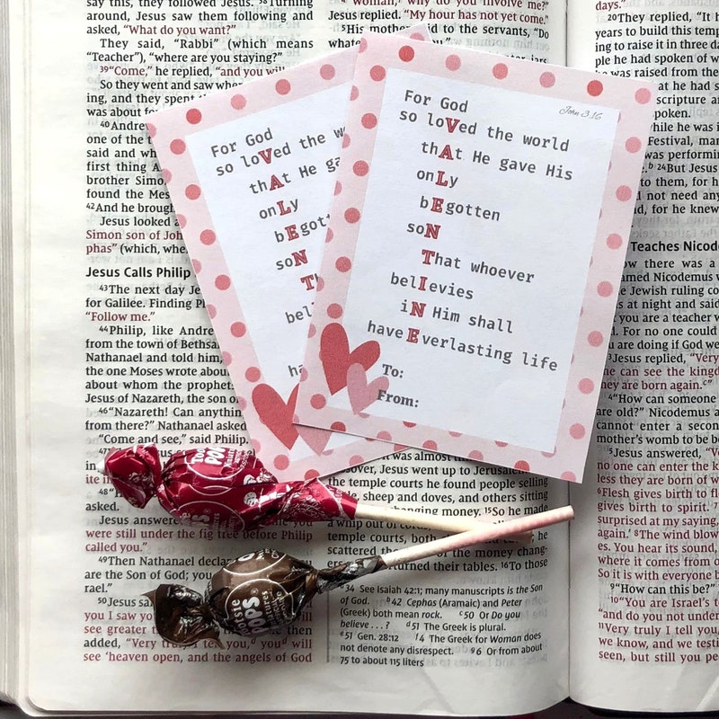 Christian Valentines - Etsy