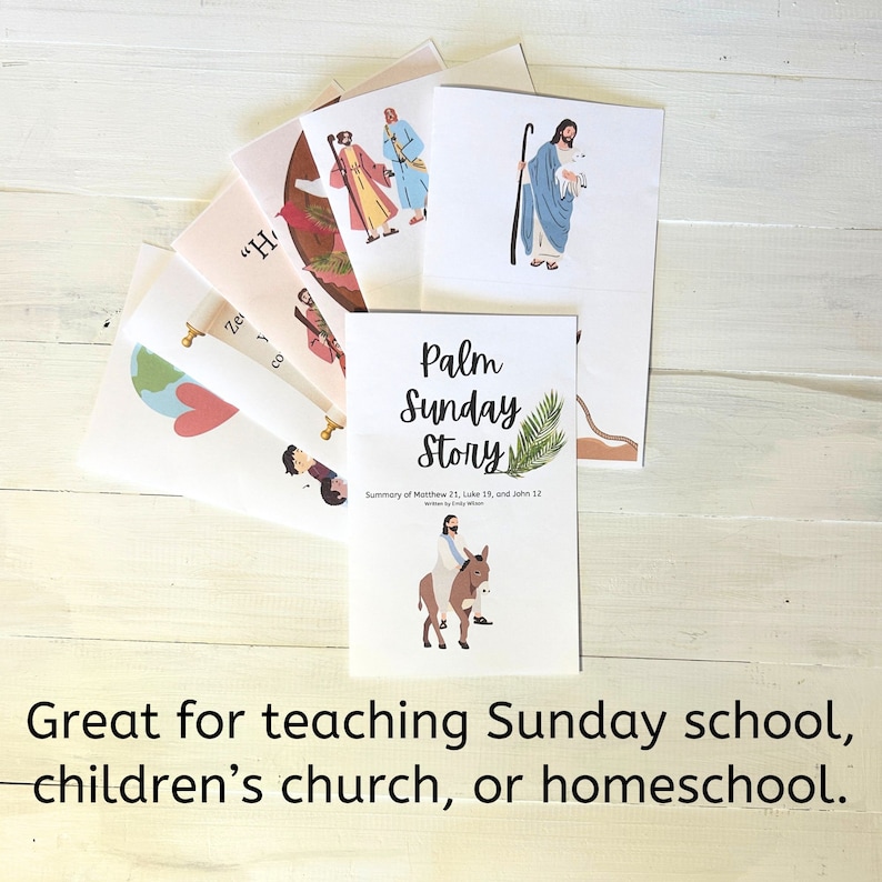 Palm Sunday Lesson for Sunday School Lesson Children's Church Lesson ...
