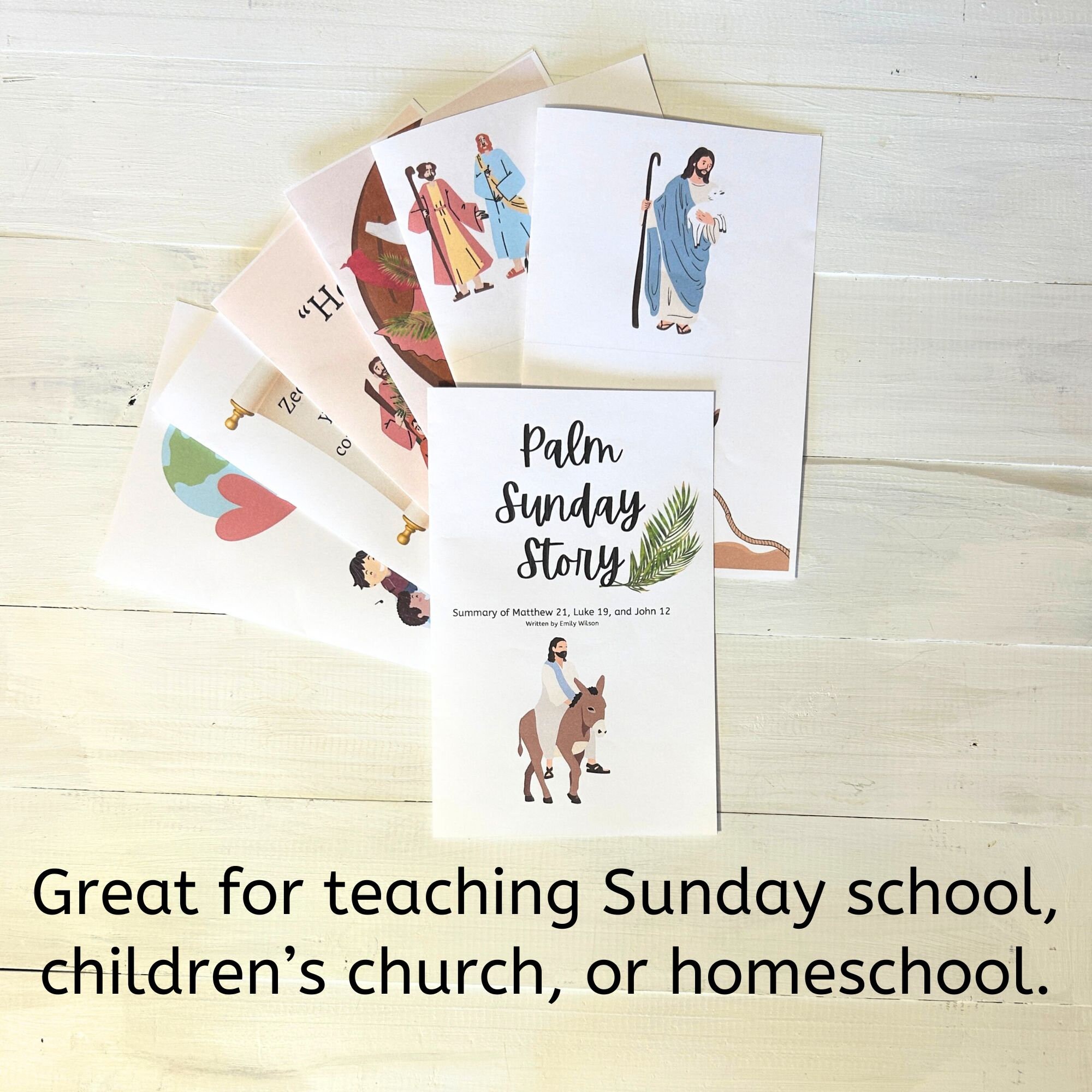 Palm Sunday Lesson for Sunday School Lesson Children's Church Lesson ...