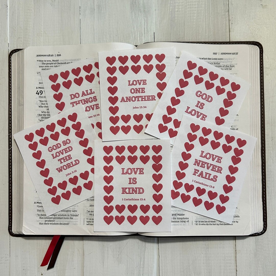 Christian Valentine Card, Religious Valentines Day Cards, Scripture ...