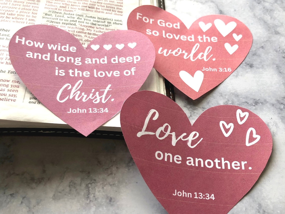 Christian Valentine Card, Bible Verse Valentine, God's Love - Etsy