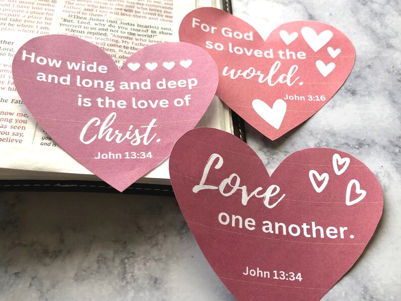 Christian Valentine Card, Bible Verse Valentine, God's Love - Etsy