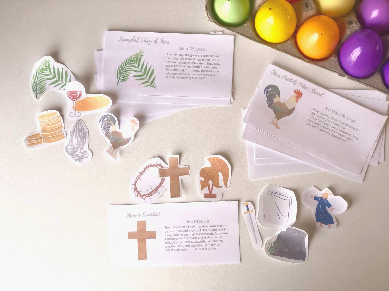 Resurrection Eggs, Easter Story for Kids Instant Download PDF File - Etsy