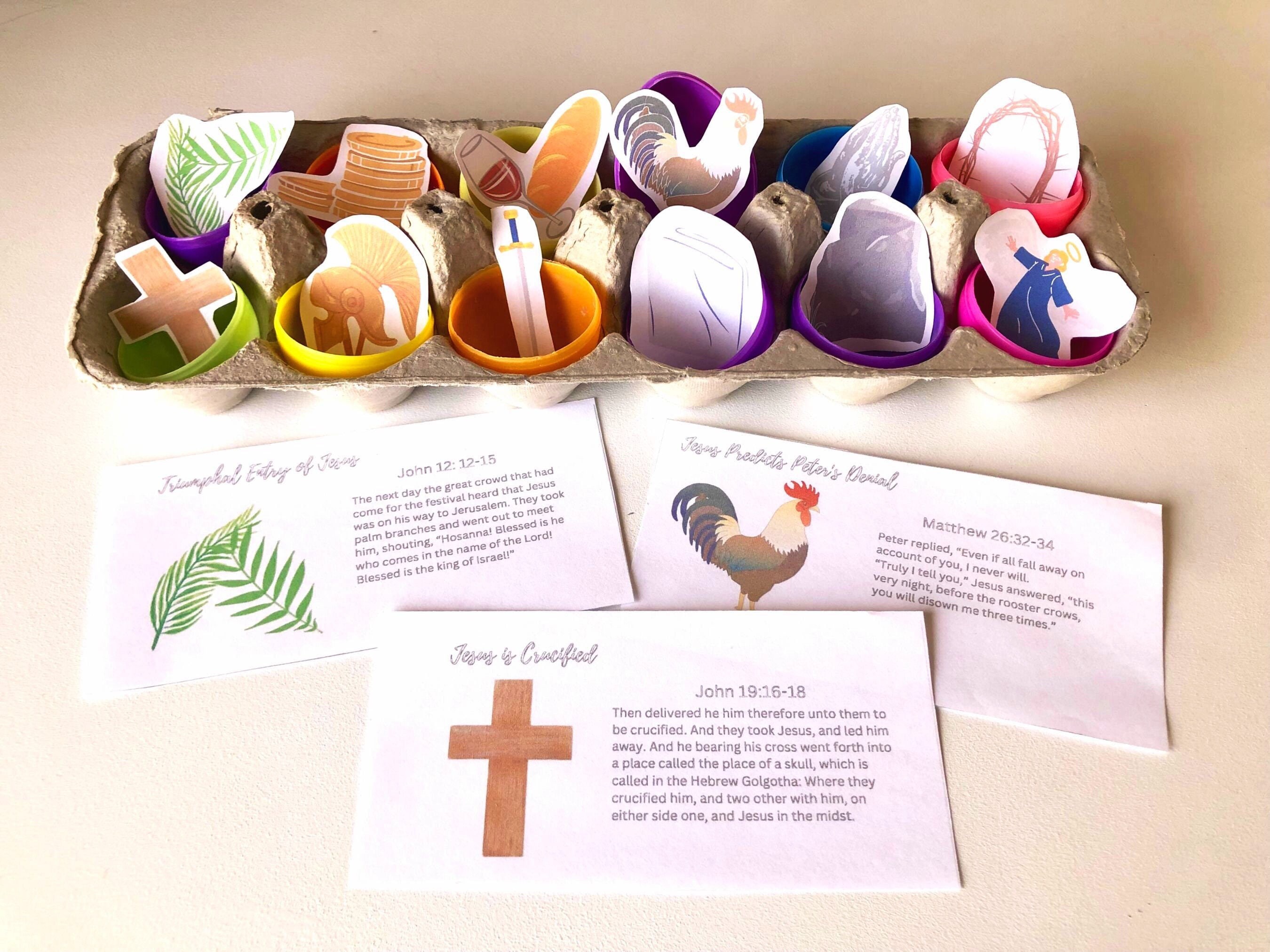 Resurrection Eggs, Easter Story for Kids Instant Download PDF File - Etsy