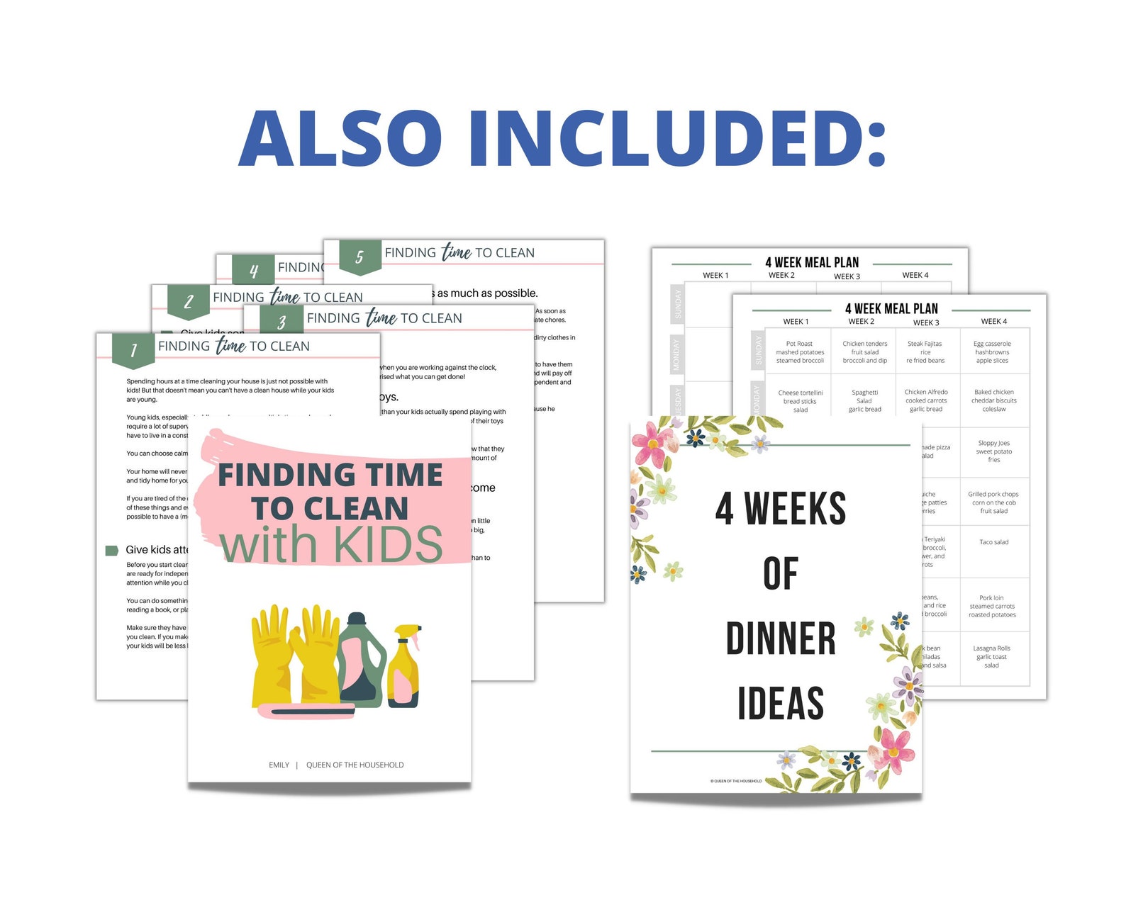 Stay at Home Mom Instant Download Workbook - Etsy