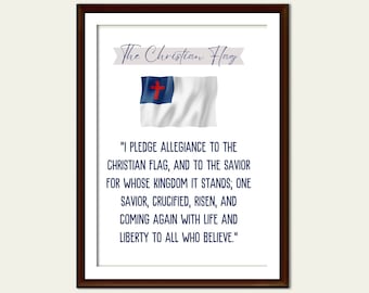 Juramento A La Bandera Cristiana Imprimible