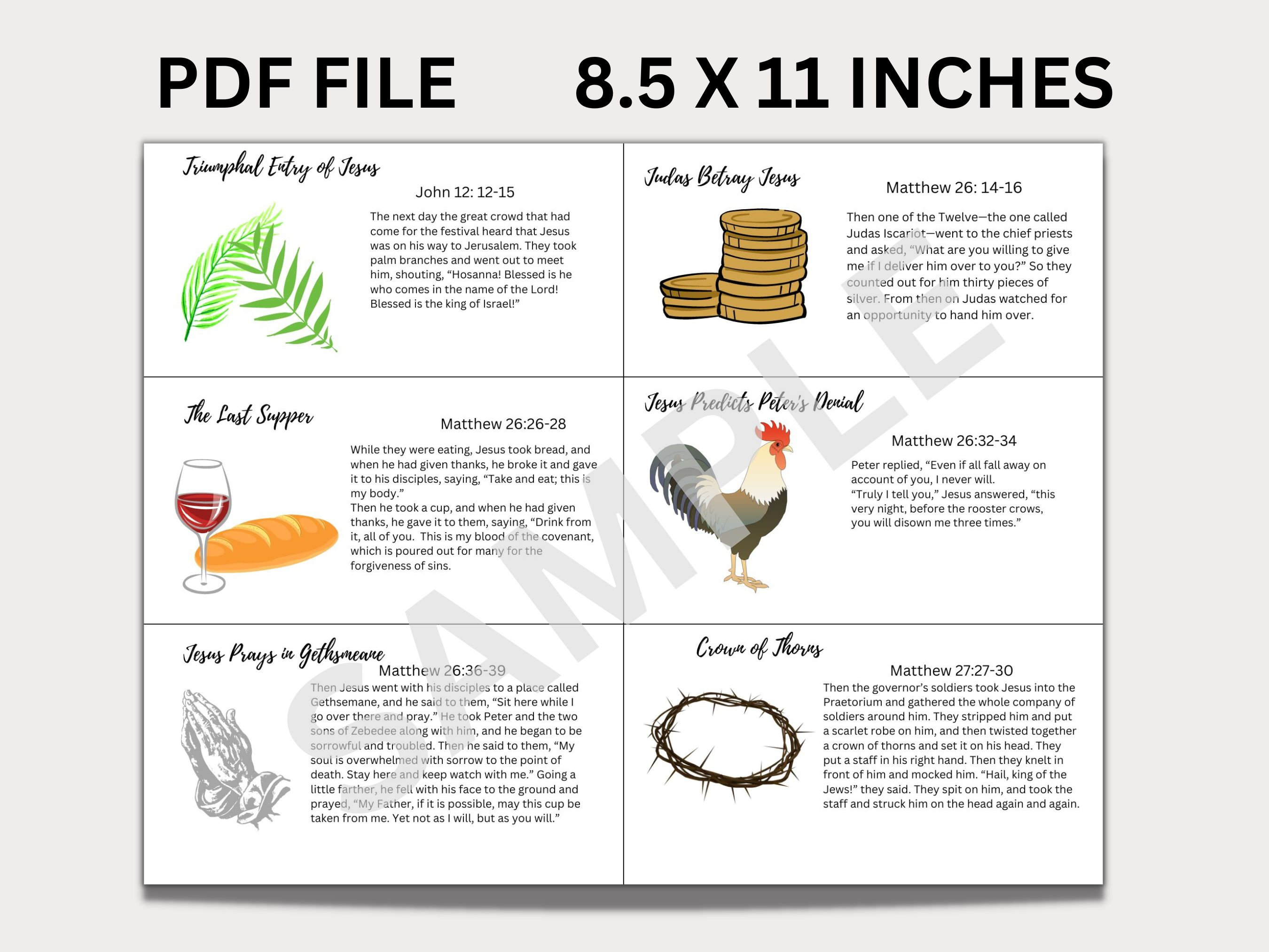 Resurrection Eggs Easter Story for Kids - Etsy