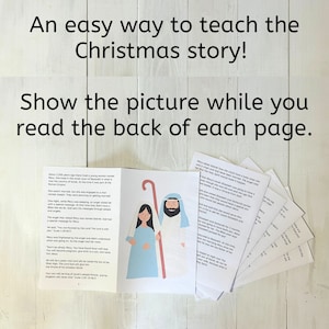 Christmas Story of Jesus Sunday School Lesson Children's Church Lesson ...