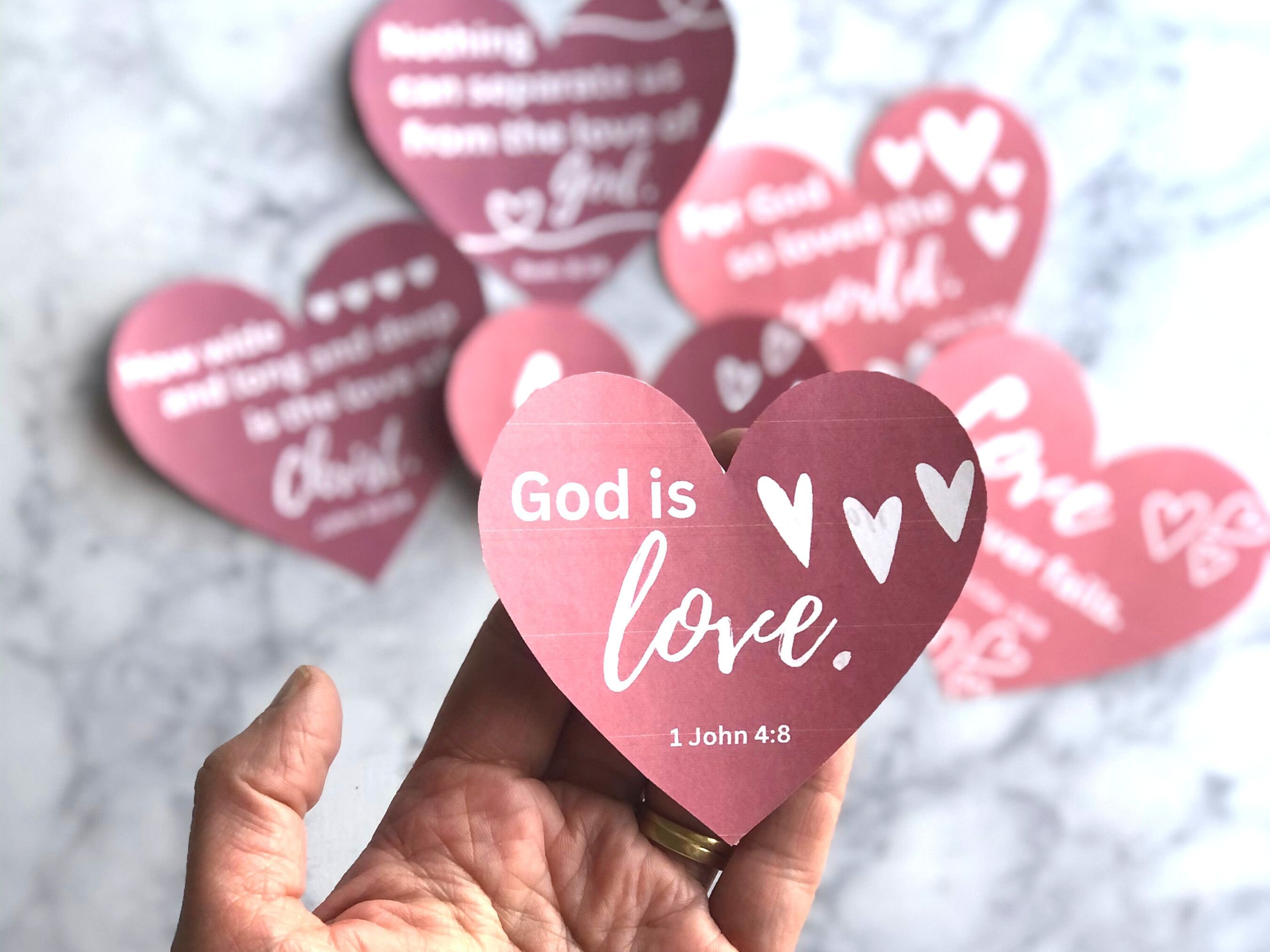 Christian Valentine Card, Bible Verse Valentine, God's Love - Etsy