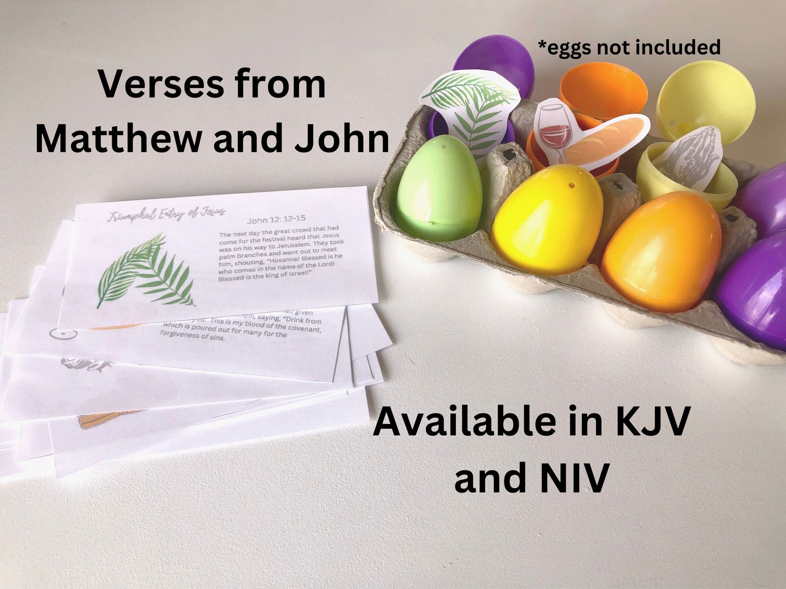 Resurrection Eggs Easter Story for Kids - Etsy