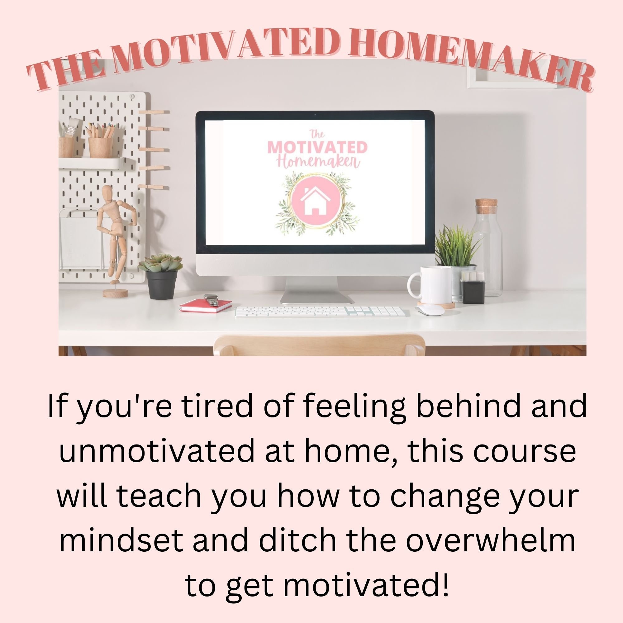 Homemaking Course the Motivated Homemaker - Etsy