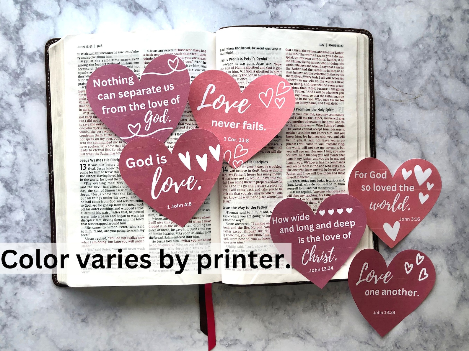 Christian Valentine Card, Bible Verse Valentine, God's Love - Etsy
