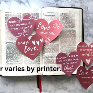 Christian Valentine Card, Bible Verse Valentine, God's Love - Etsy