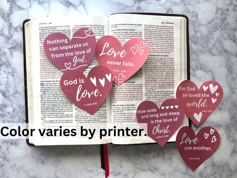 Christian Valentine Card, Bible Verse Valentine, God's Love - Etsy