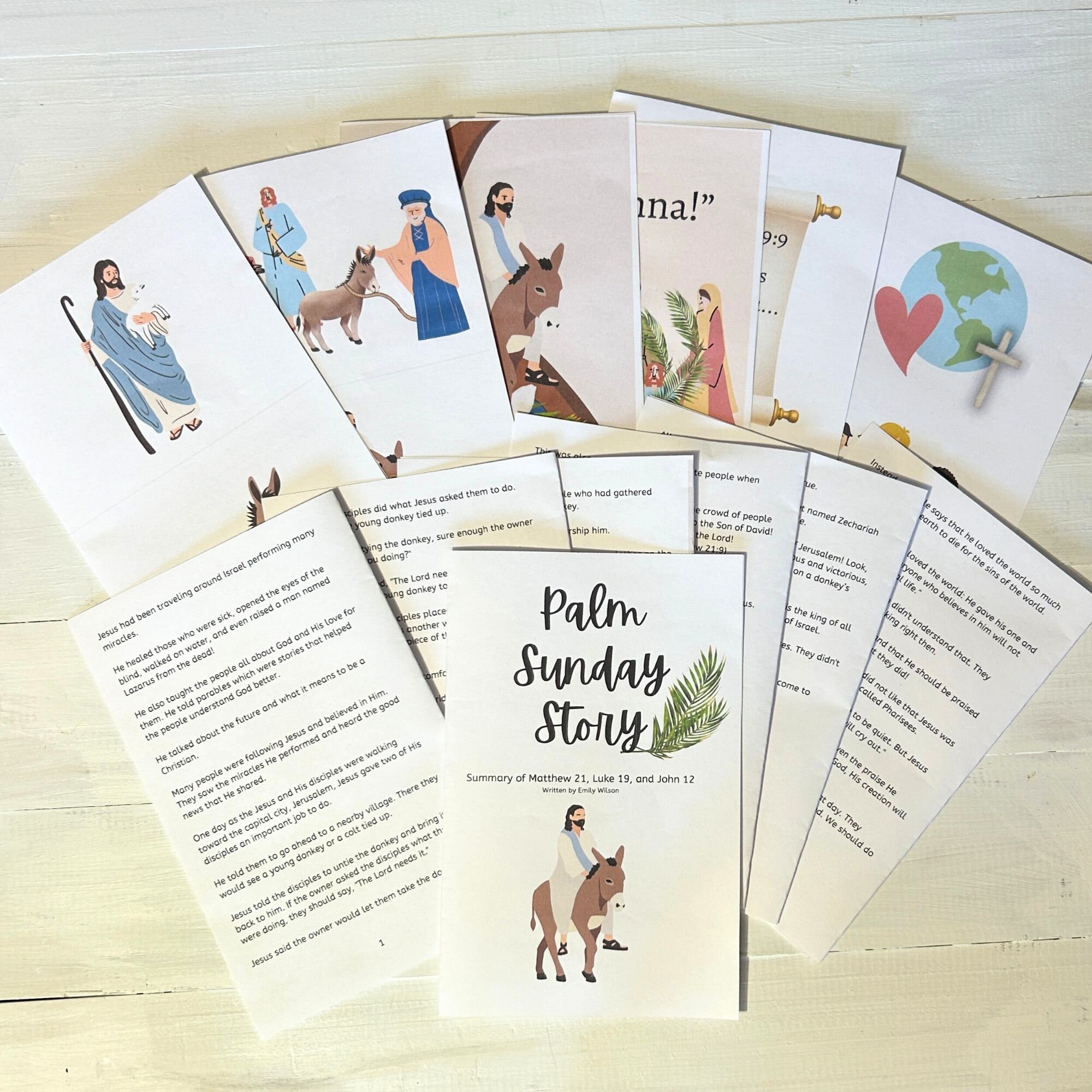 Palm Sunday Lesson for Sunday School Lesson Children's Church Lesson ...