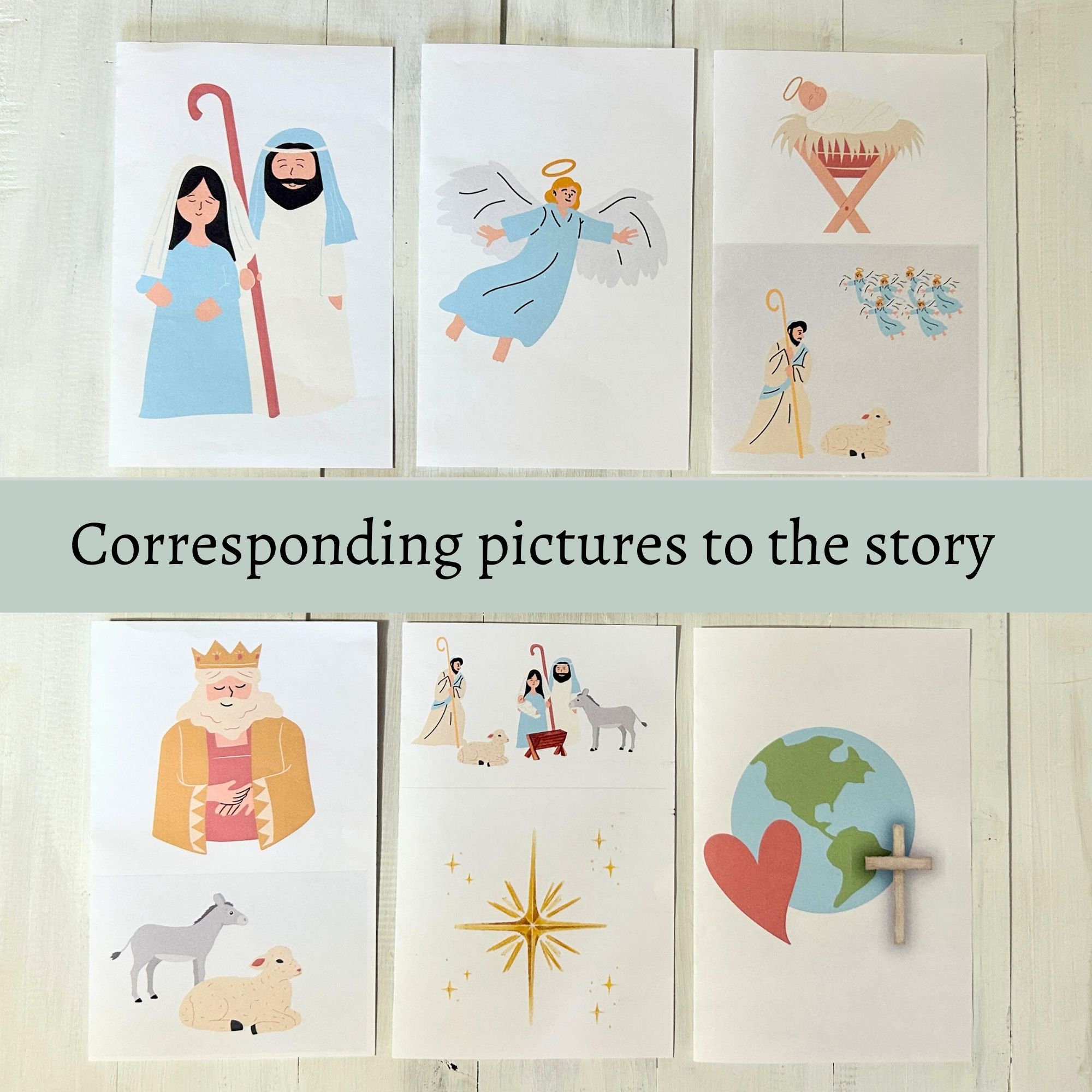 Christmas Story of Jesus Sunday School Lesson Children's Church Lesson ...