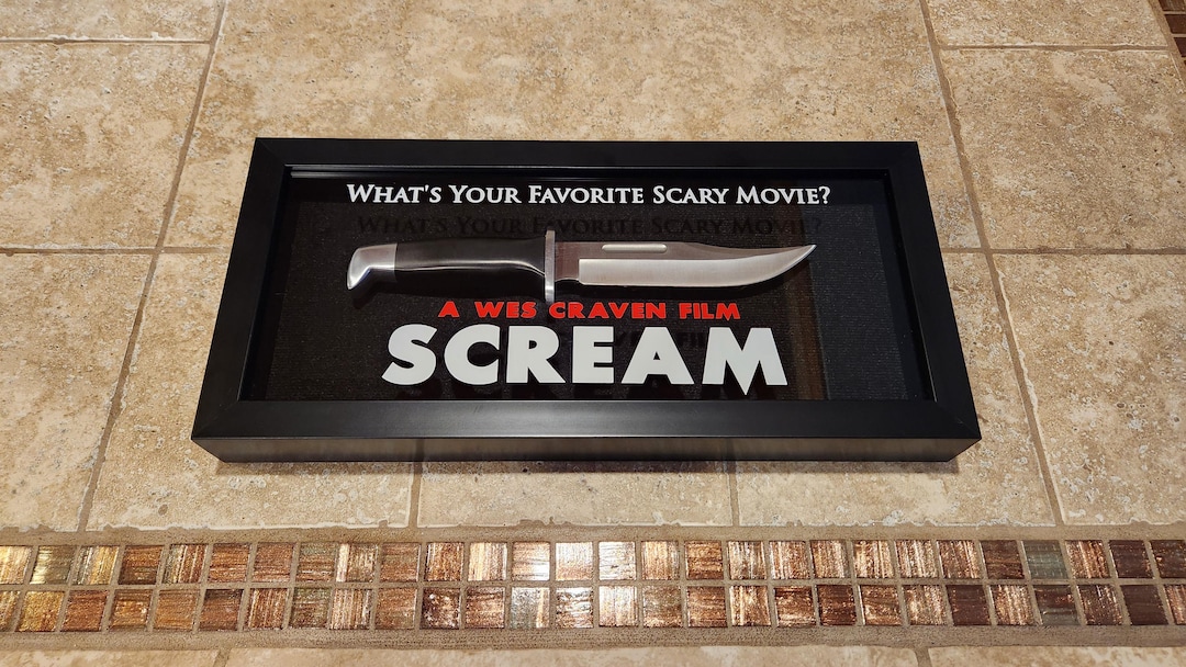 Ghostface Scream Knife Display (version 2) - Etsy