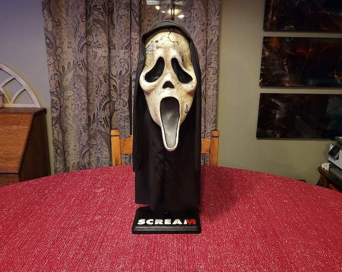 Scream 6 Ghostface Movie Display Head - Etsy