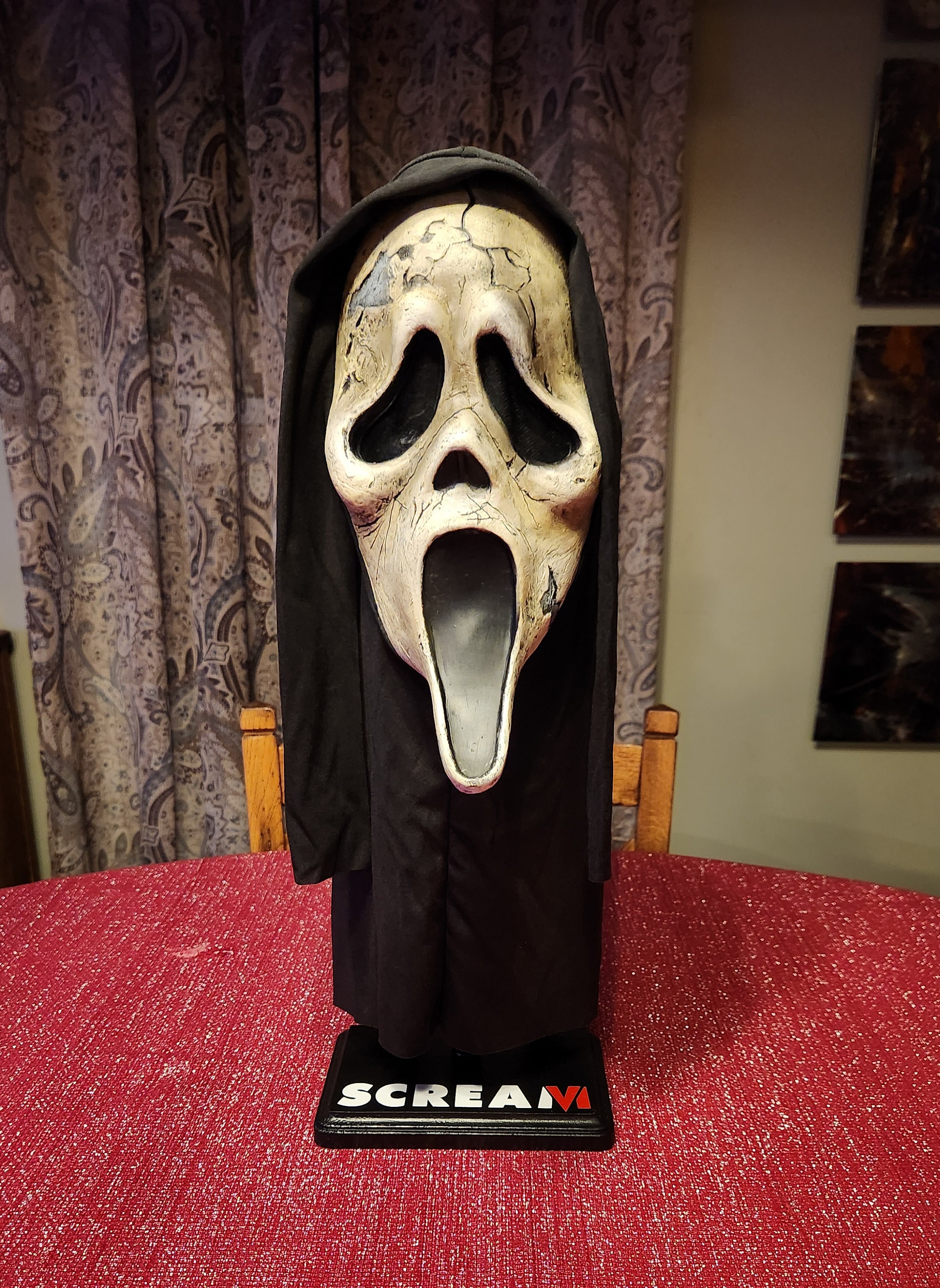 Scream 6 Ghostface Movie Display Head - Etsy