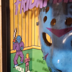 NES Retro 8 Bit Jason Mask Display Friday the 13th Video Game - Etsy