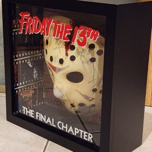 Jason Mask Display Friday the 13th Part 4 the Final Chapter - Etsy
