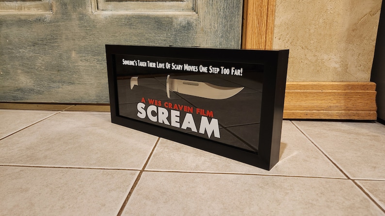 Ghostface Scream Knife Display - Etsy