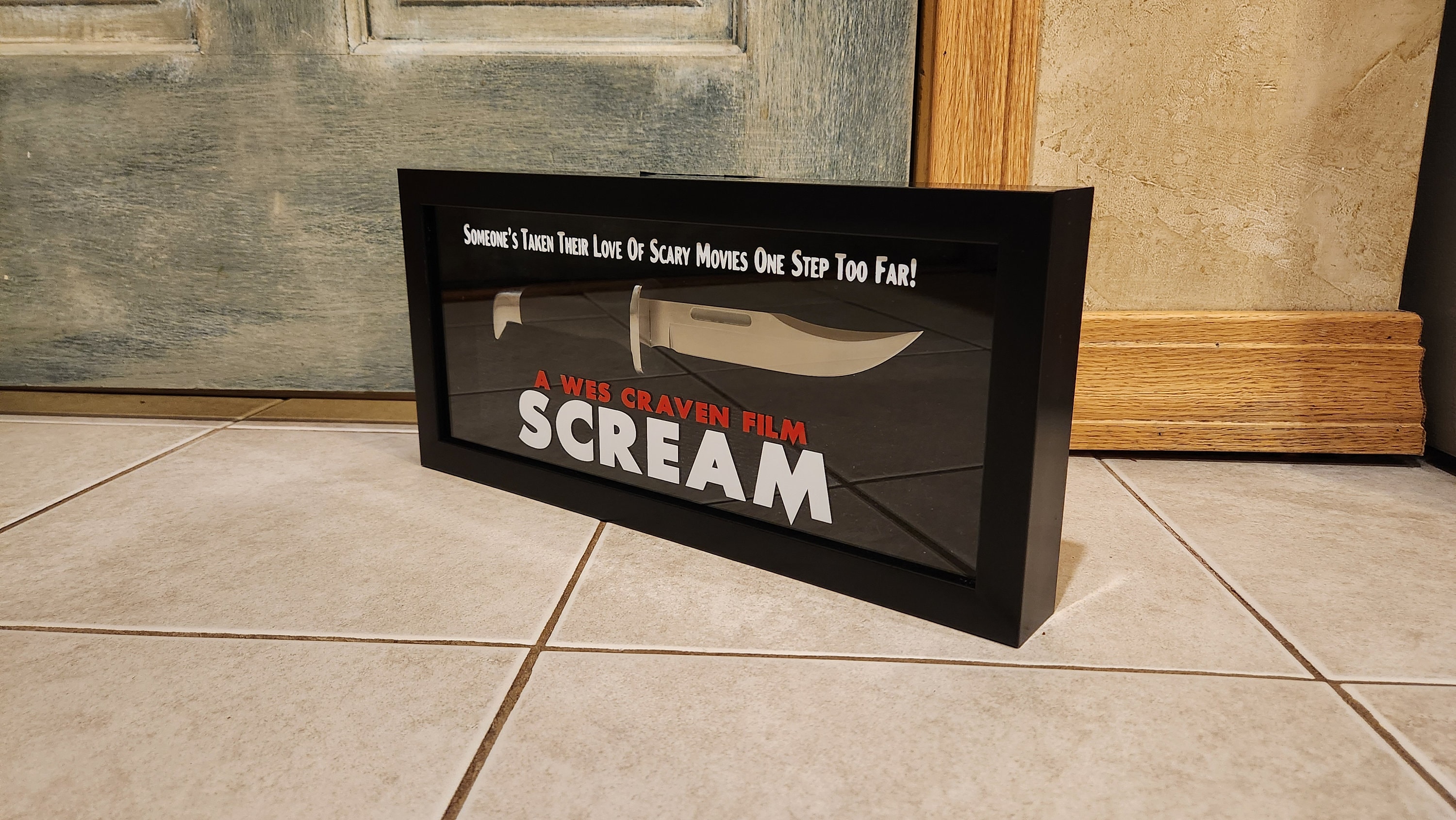Ghostface Scream Knife Display - Etsy