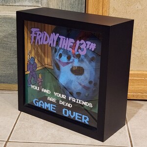 NES Retro 8 Bit Jason Mask Display Friday the 13th Video Game - Etsy
