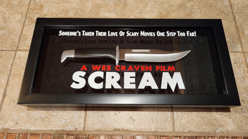 Ghostface Scream Knife Display - Etsy