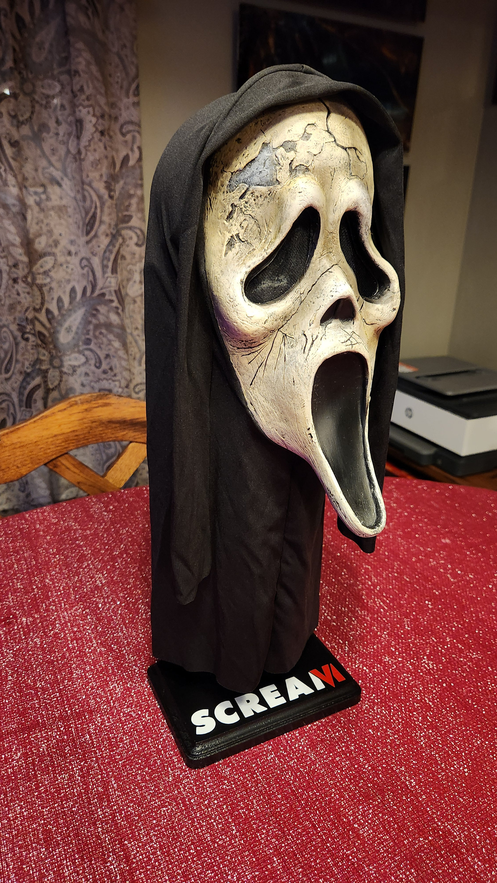 Scream 6 Ghostface Movie Display Head - Etsy
