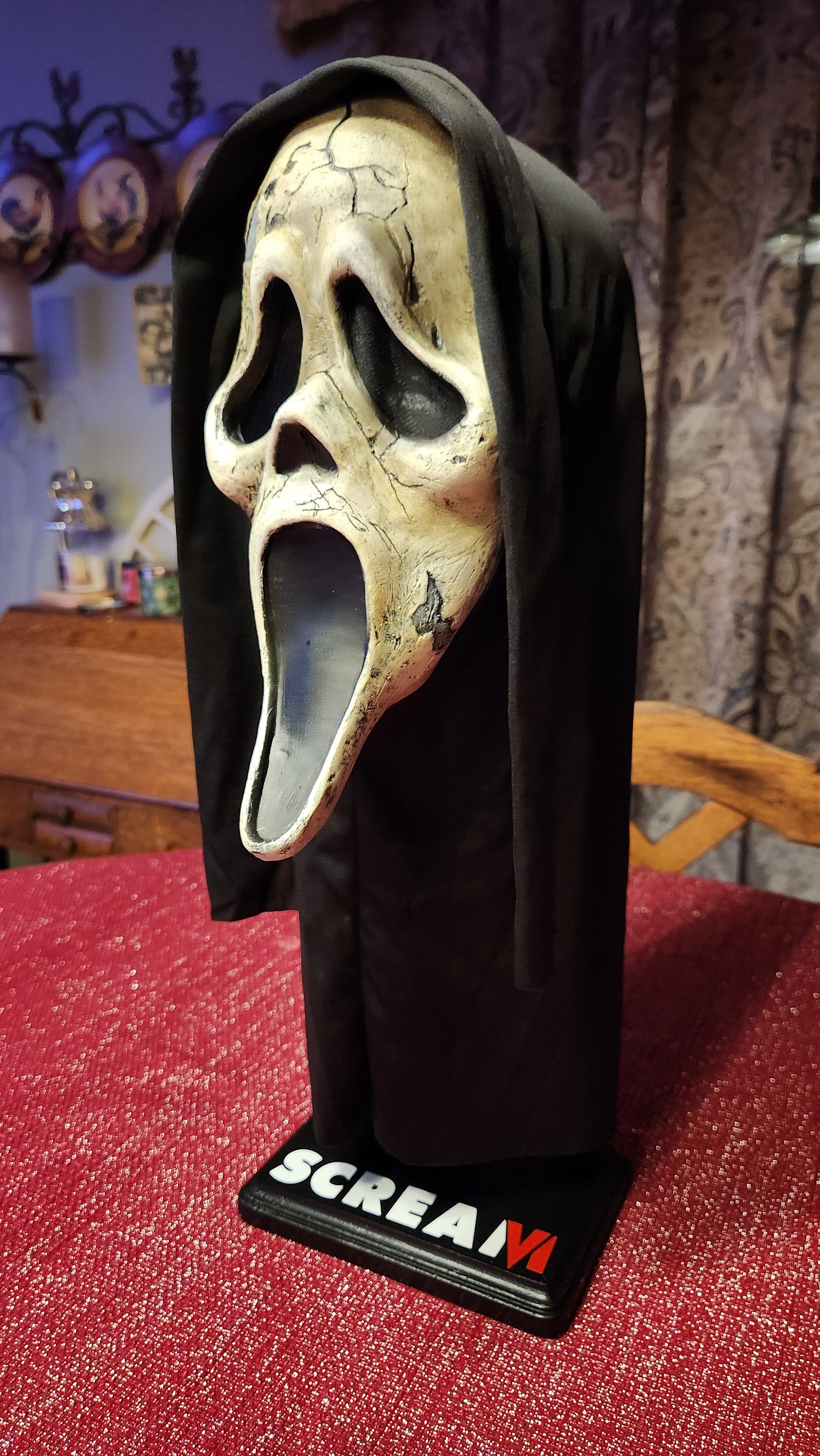 Scream 6 Ghostface Movie Display Head - Etsy