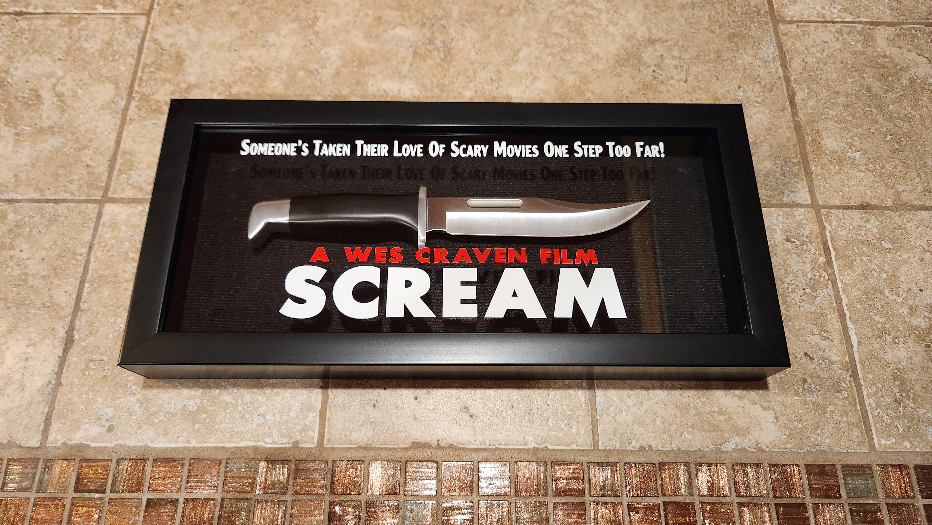 Ghostface Scream Knife Display - Etsy