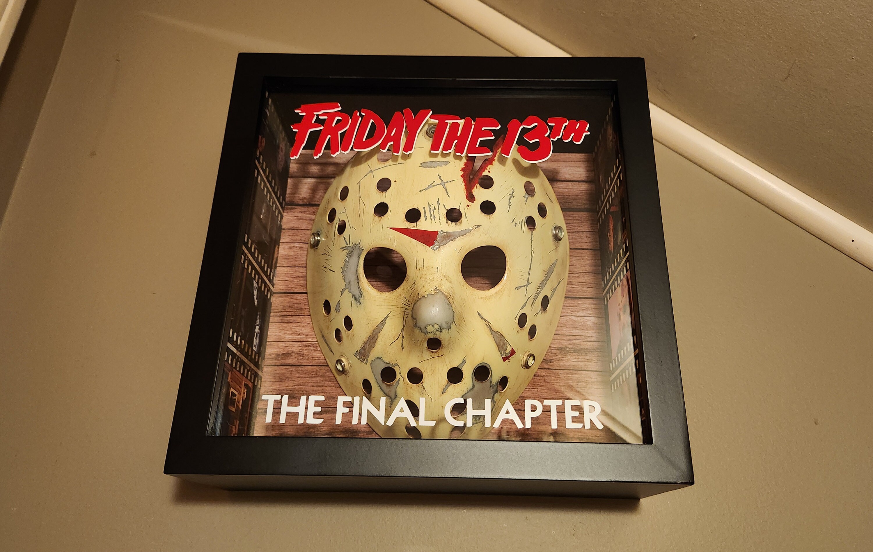 Jason Mask Display Friday the 13th Part 4 the Final Chapter - Etsy