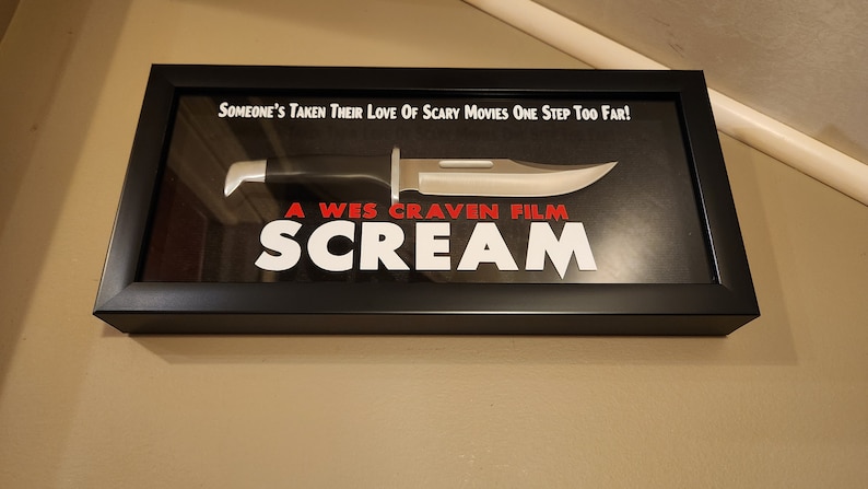 Ghostface Scream Knife Display - Etsy